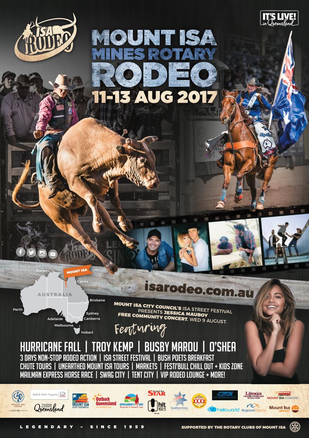 2017 Mount Isa Rodeo - Program of Events by Vink Publishing - Issuu
