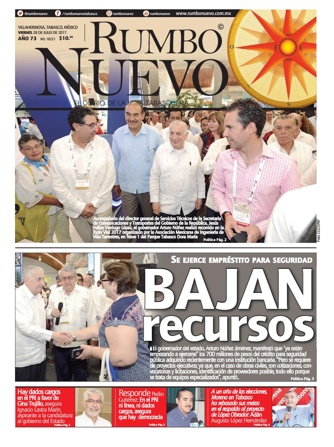 Rumbo Nuevo. Viernes 28 de julio de 2017 by Grupo Rumbo Nuevo - Issuu