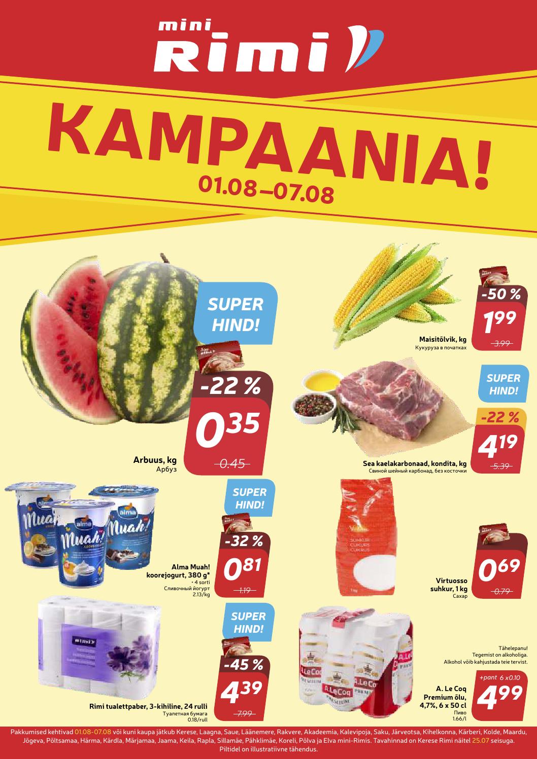 mini-Rimi kampaania (01.08-07.08) by Rimi - Issuu