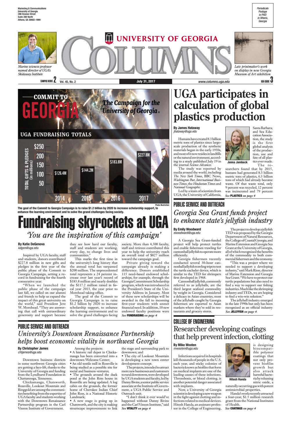 UGA Columns July 31, 2017 by UGA Columns - Issuu