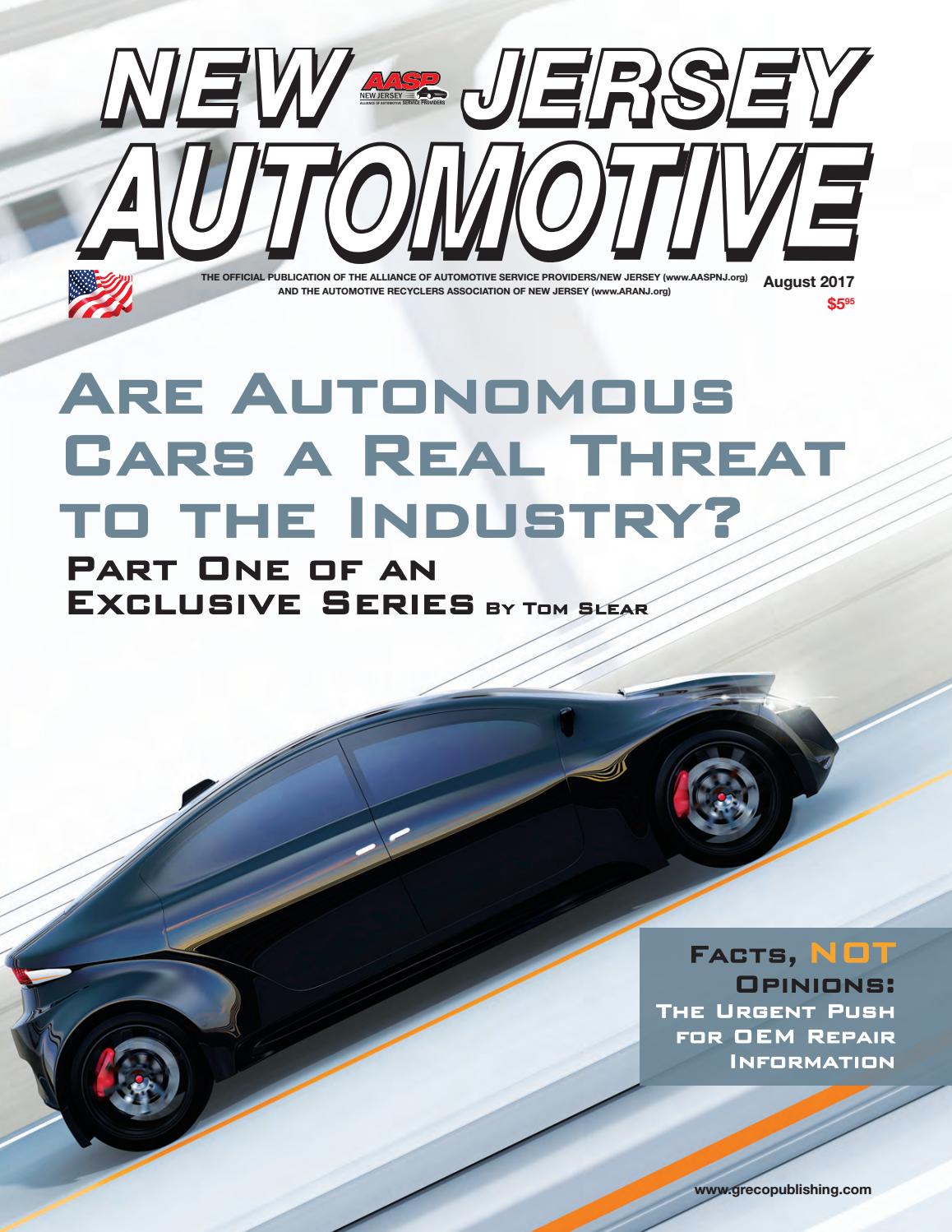 New Jersey Automotive August 2017 by Thomas Greco Publishing, Inc. - Issuu