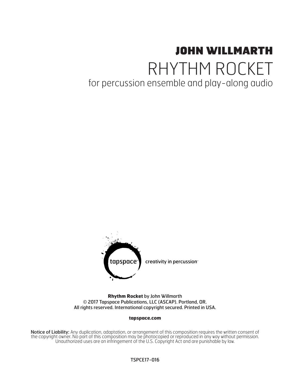 Rhythm Rocket by Tapspace - Issuu