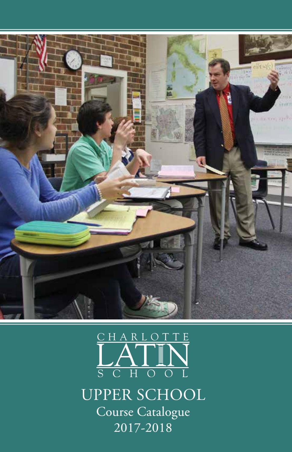 2017–2018 US Course Catalog by Charlotte Latin School - Issuu