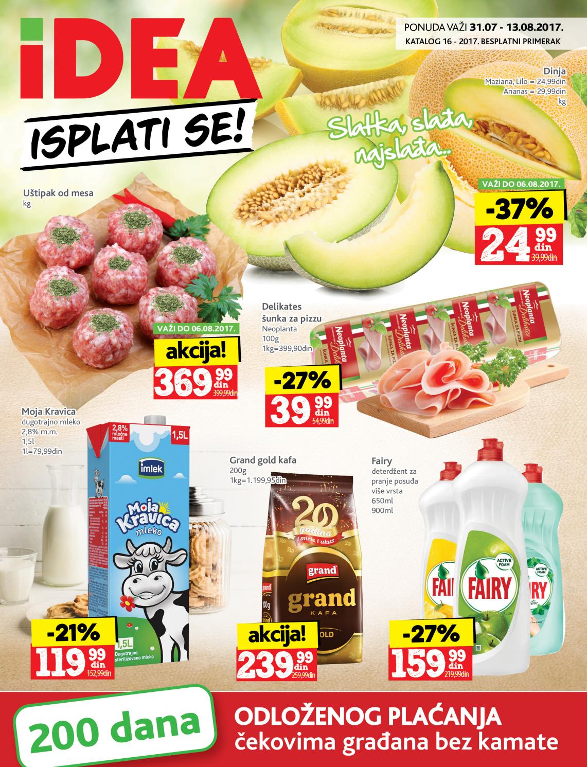 Idea katalog od 31.07.-13.08.2017. by Catalog.rs - Issuu