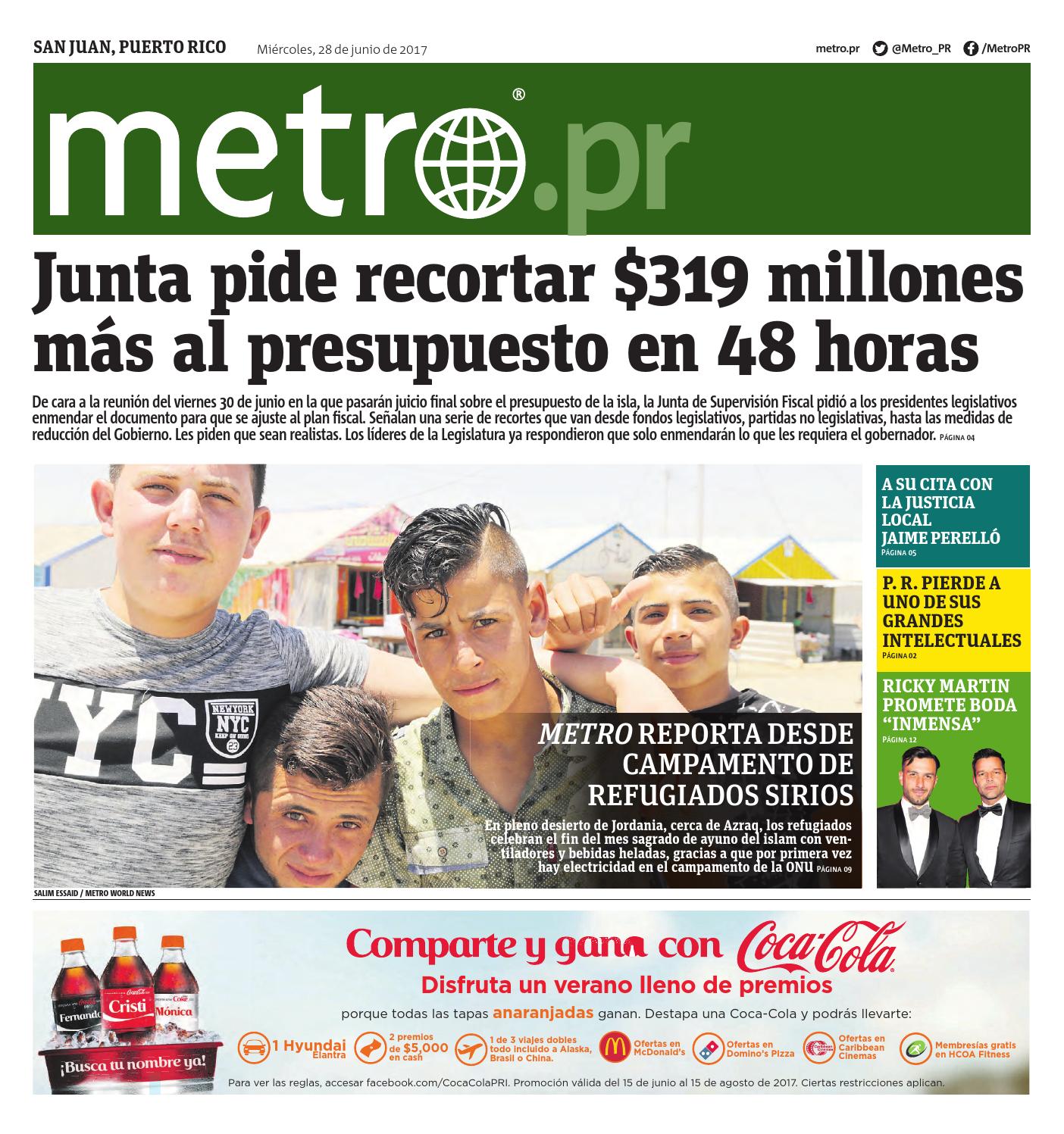 Metro Puerto Rico 28/06/2017 by Metro Puerto Rico - Issuu