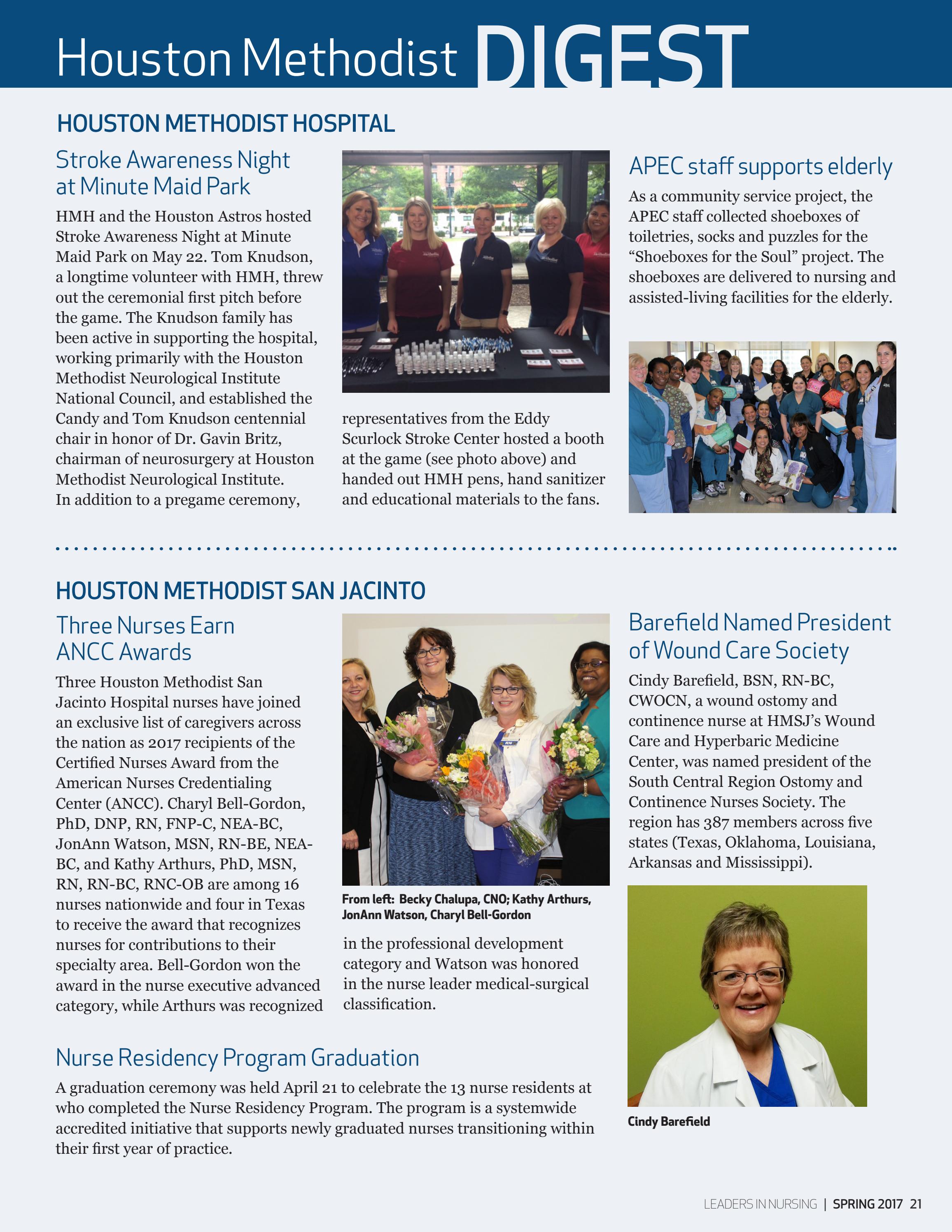 Houston Methodist Nursing Magazine Spring 2017 by Houston Methodist ...