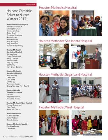 Houston Methodist Nursing Magazine Spring 2017 by Houston Methodist ...