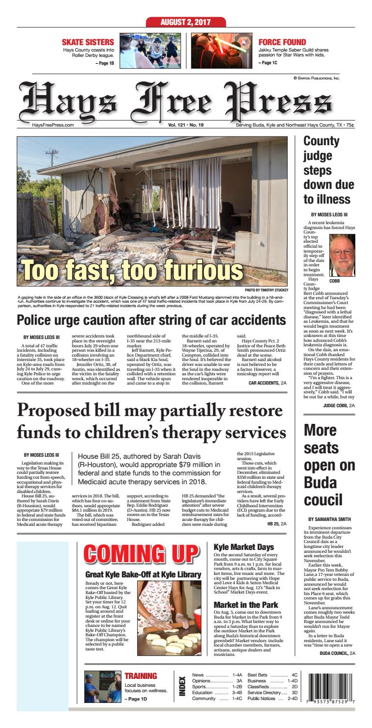 August 2, 2017 Hays Free Press by Hays Free Press/News-Dispatch - Issuu