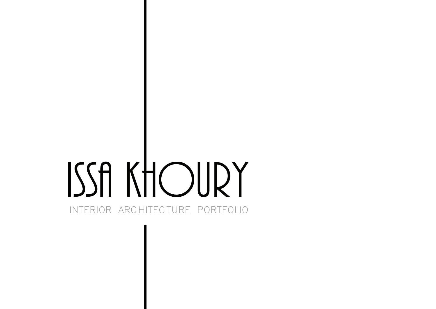 Portfolio Issa khoury by Issa Khoury - Issuu