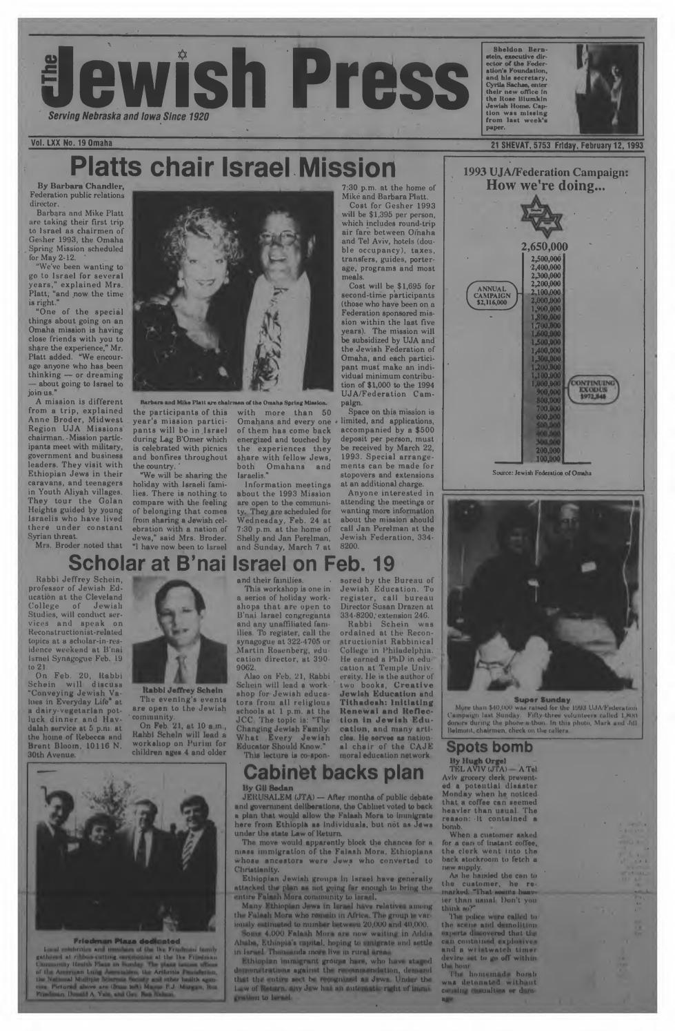 February 12, 1993 by Jewish Press - Issuu