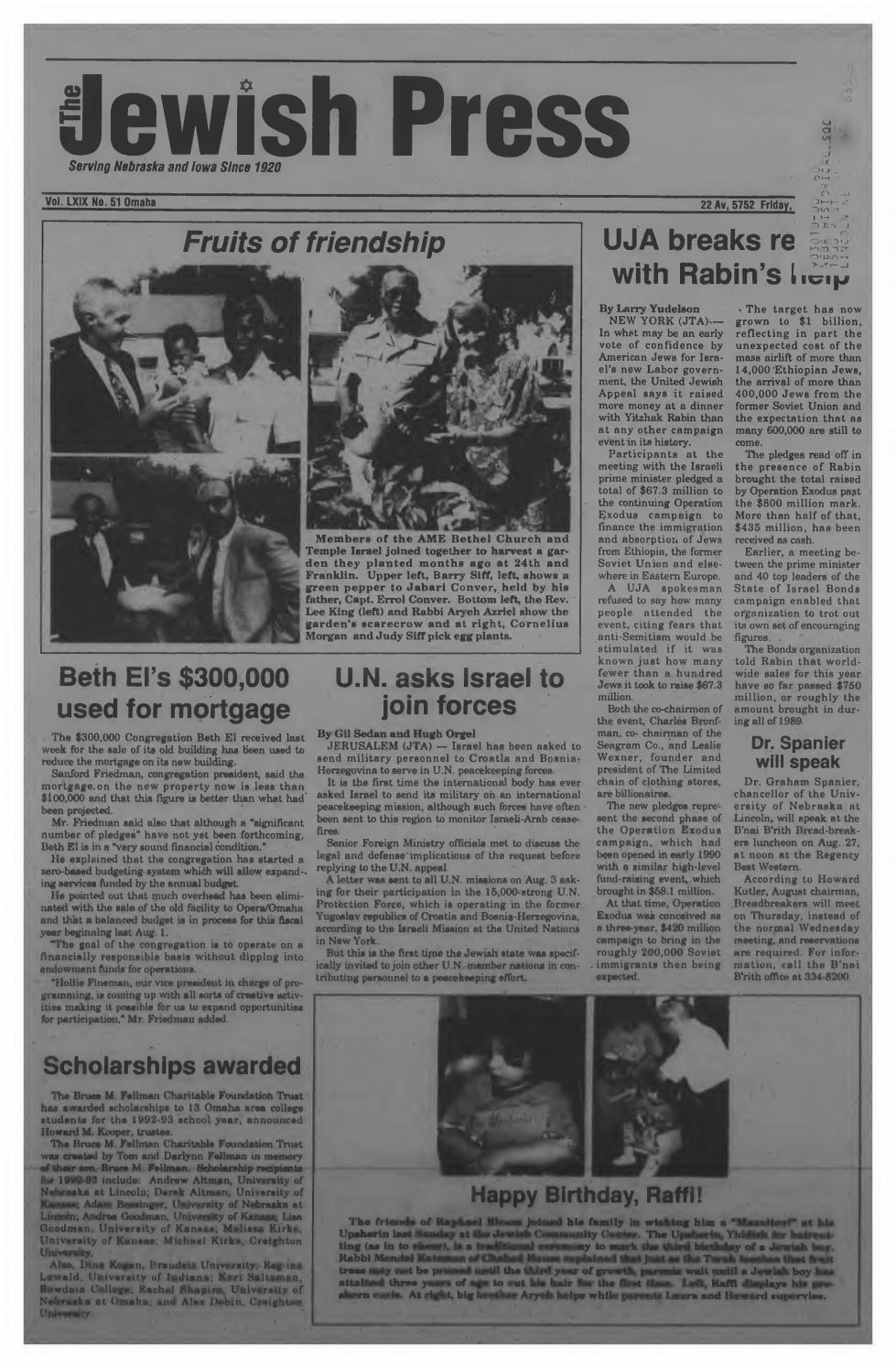 August 21, 1992 by Jewish Press - Issuu