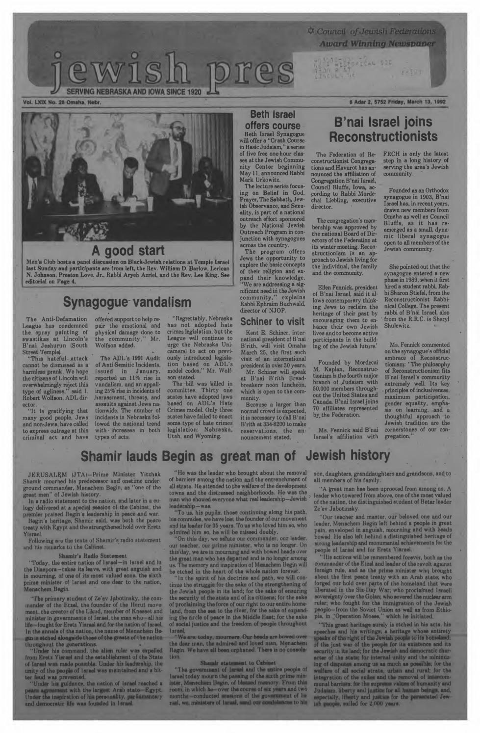 March 13, 1992 by Jewish Press - Issuu