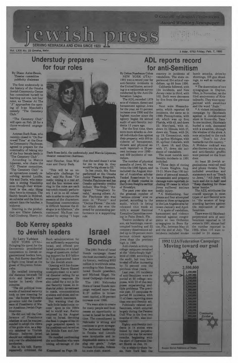 February 7, 1992 by Jewish Press - Issuu