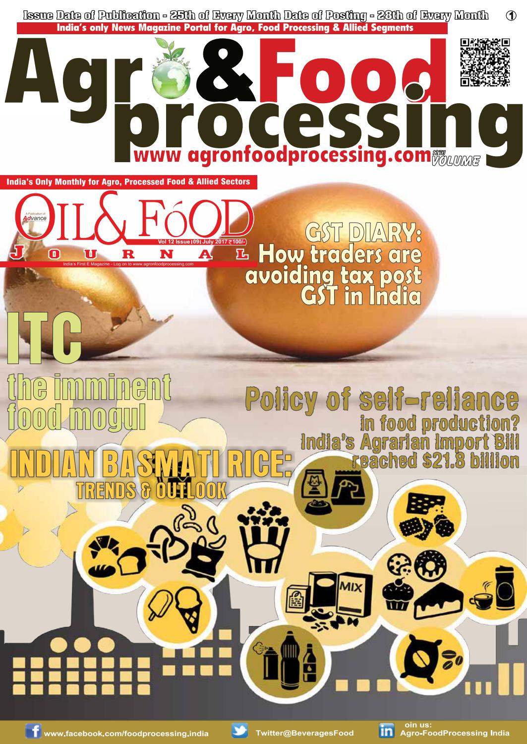 Agro & Food Processing July 2017 by Advance Info Media & Events - Issuu
