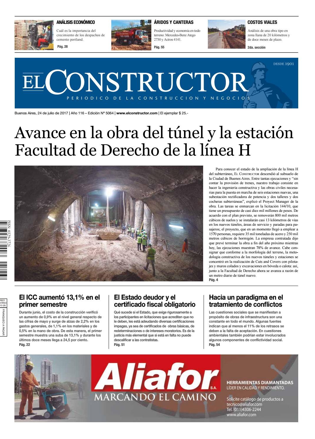 El Constructor 24/7/2017 - N° 5064 Año 116 by ELCO Editores - Issuu