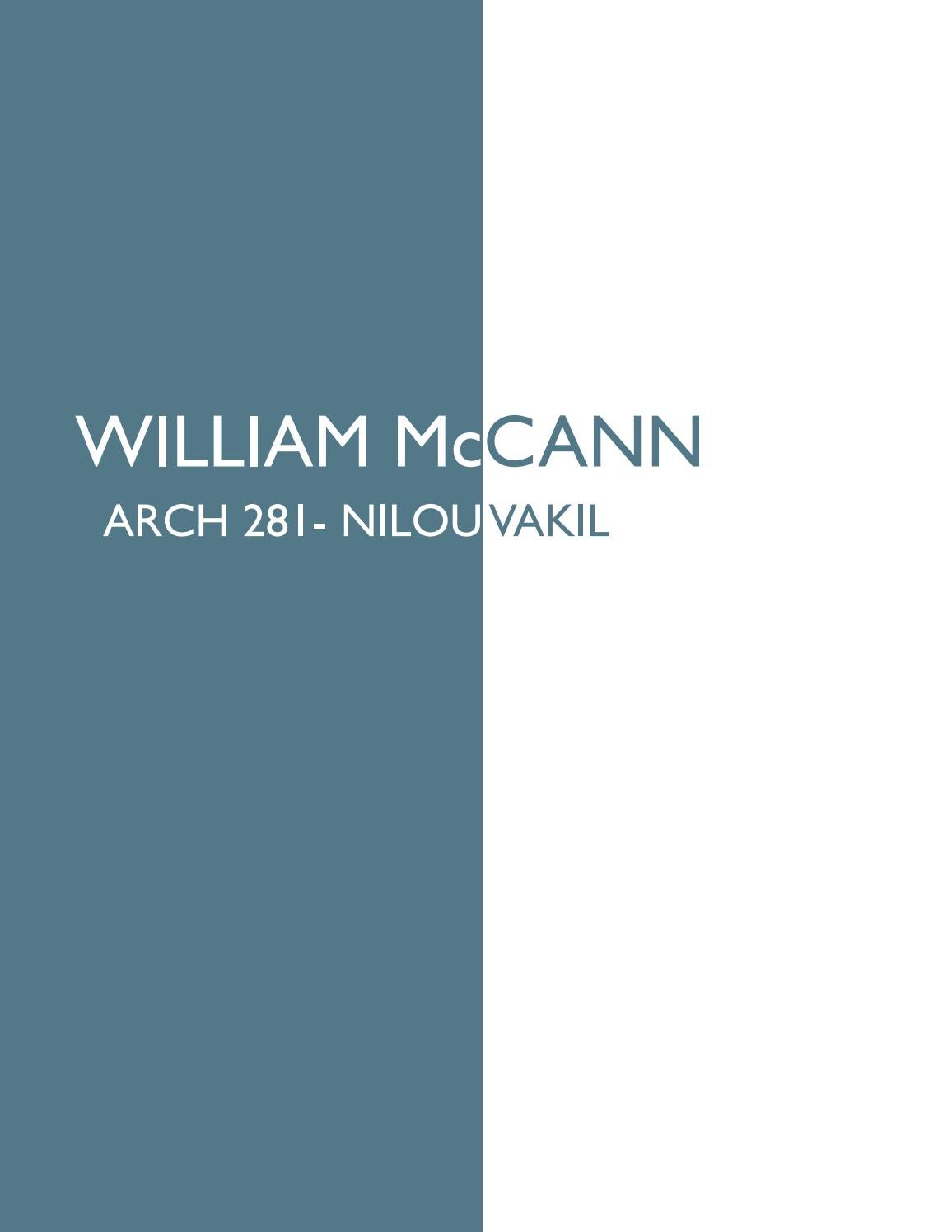 Mccann portfolio by William McCann - Issuu