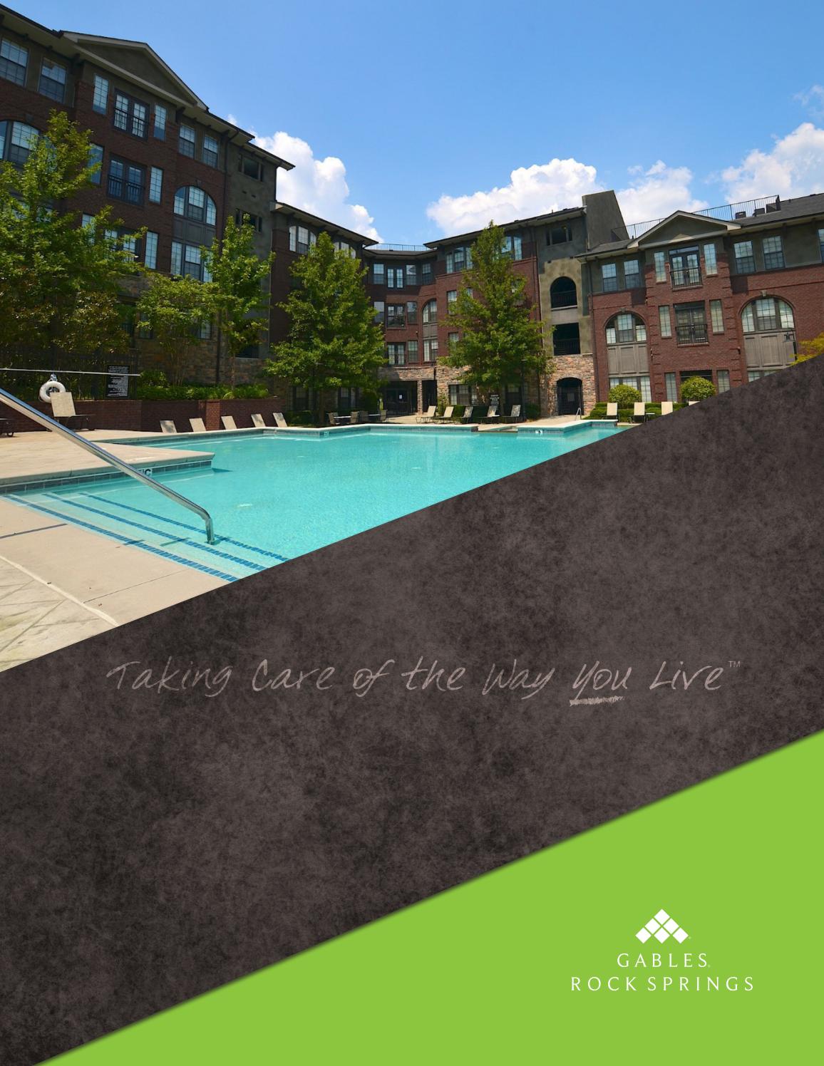 Gables Rock Springs by Gables Residential - Issuu