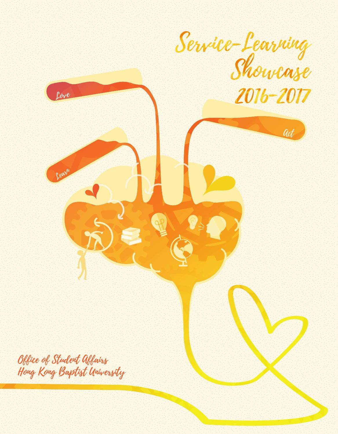HKBU Office of Student Affairs: Service-Learning Showcase 2016-2017 by ...