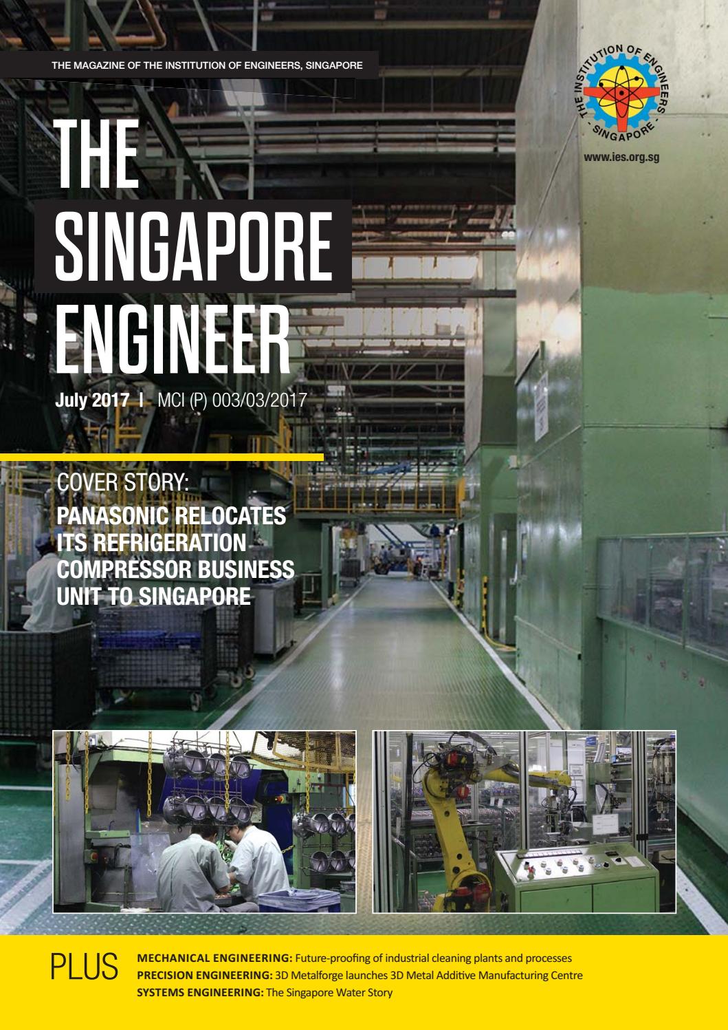The Singapore Engineer July 2017 by The Singapore Engineer - Issuu