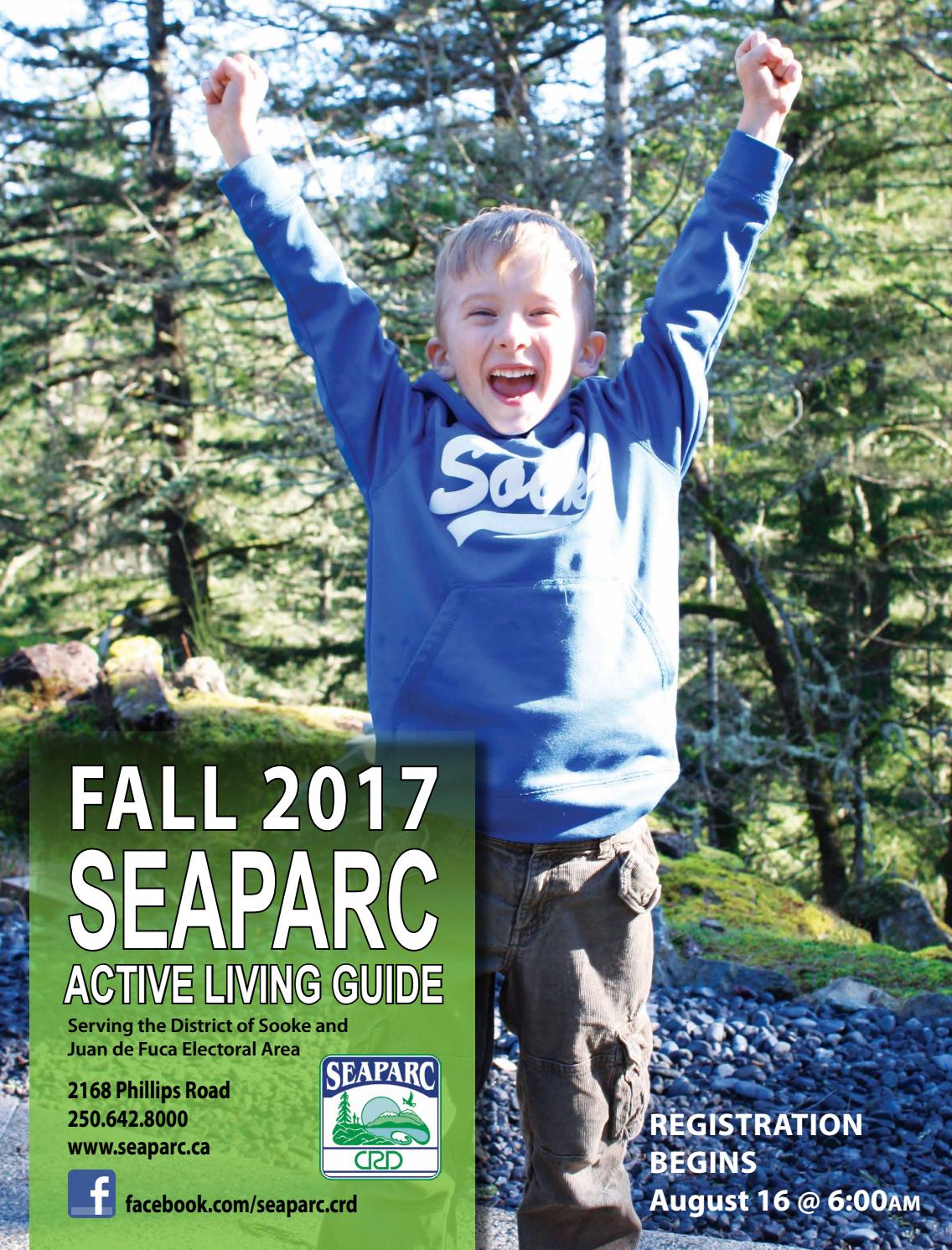 Seaparc Fall 2017 Active Living Guide by SEAPARC Recreation Centre - Issuu