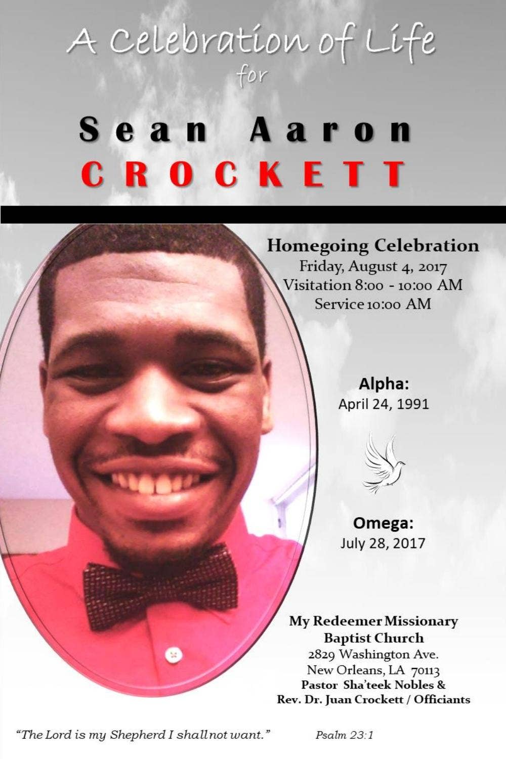 Sean Aaron Crockett by Our Celebrations of Life - Issuu