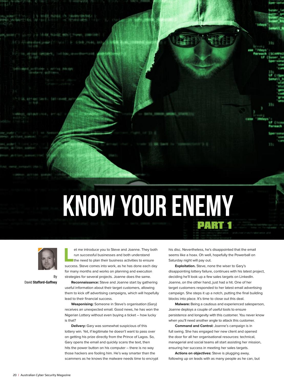 Australian Cyber Security Magazine, ISSUE 2, 2017 by Cyber Risk Leaders ...