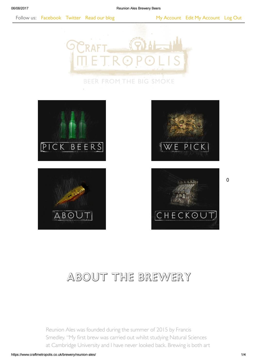 Reunion ales brewery beers by imexpert - Issuu