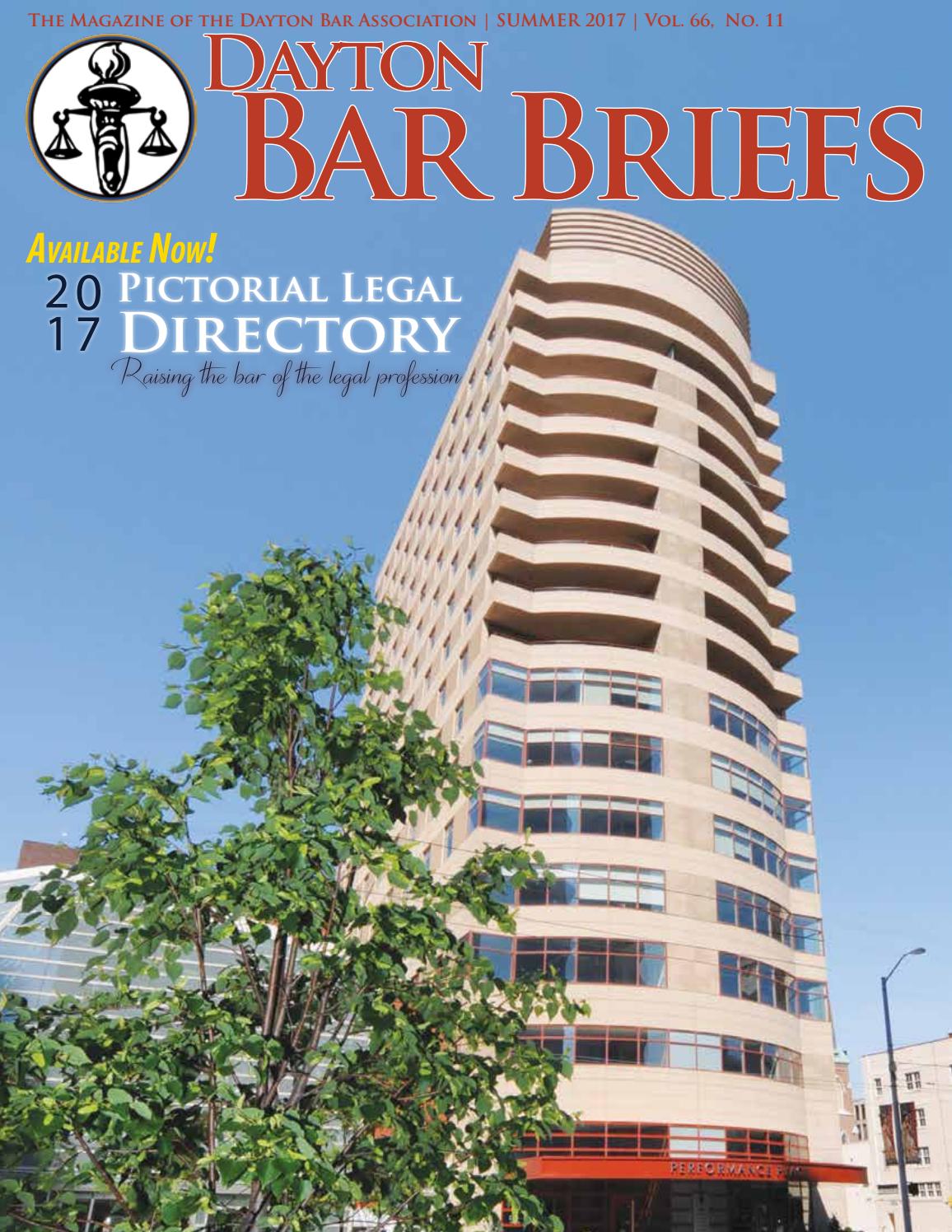 Summer 2017 by Dayton Bar Association - Issuu