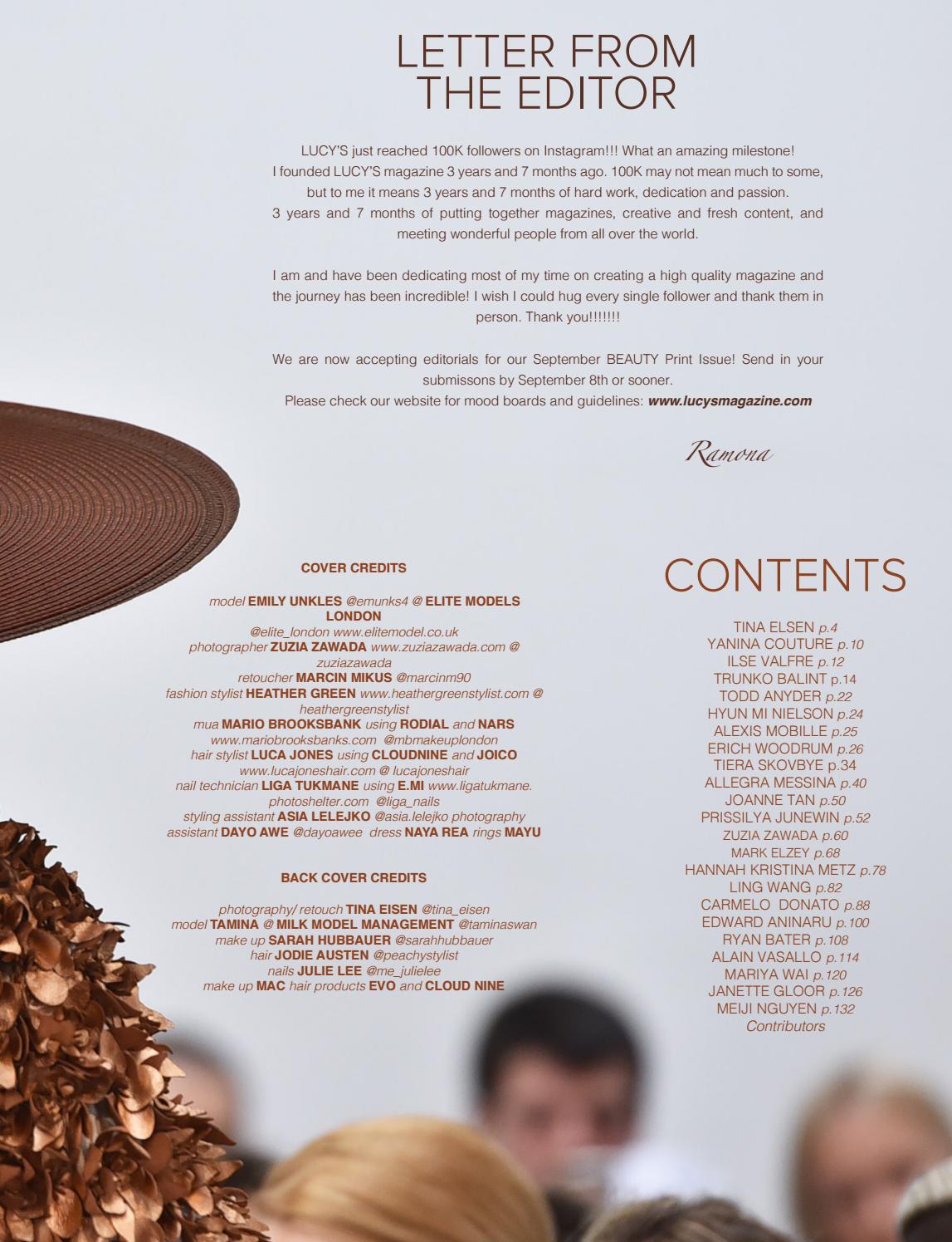 LUCY'S Magazine Vol. 29 by LUCY'S Magazine - Issuu