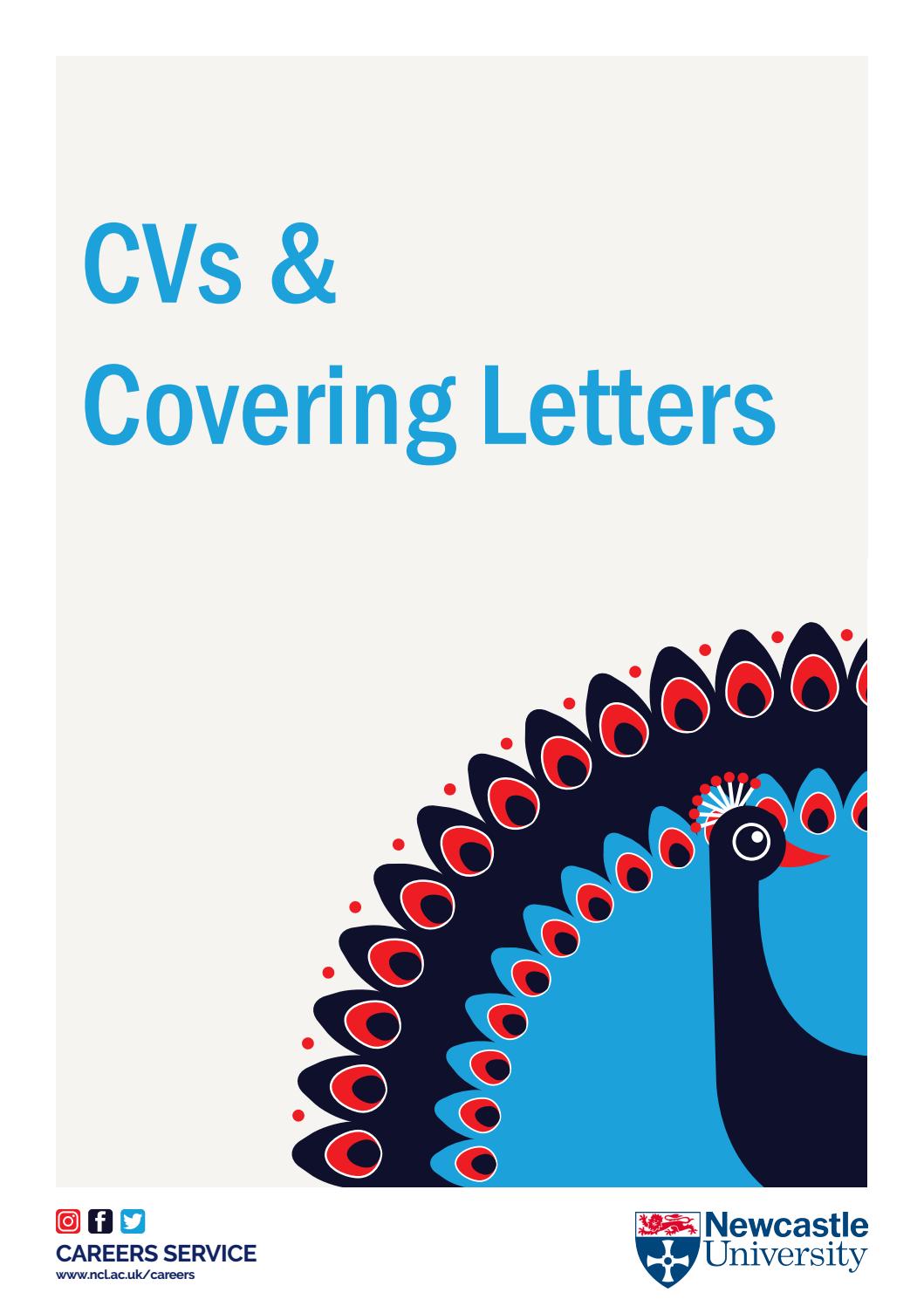 CVs & Covering Letter Workbook 2017 by Newcastle University - Issuu