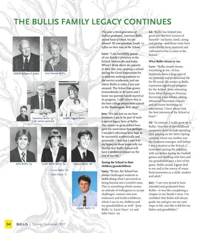 Bullis Magazine Spring-Summer 2017 by Bullis School - Issuu