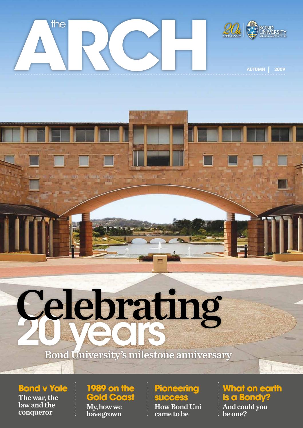 The ARCH Magazine | Issue 1 | 2009 Autumn by Bond University - Issuu