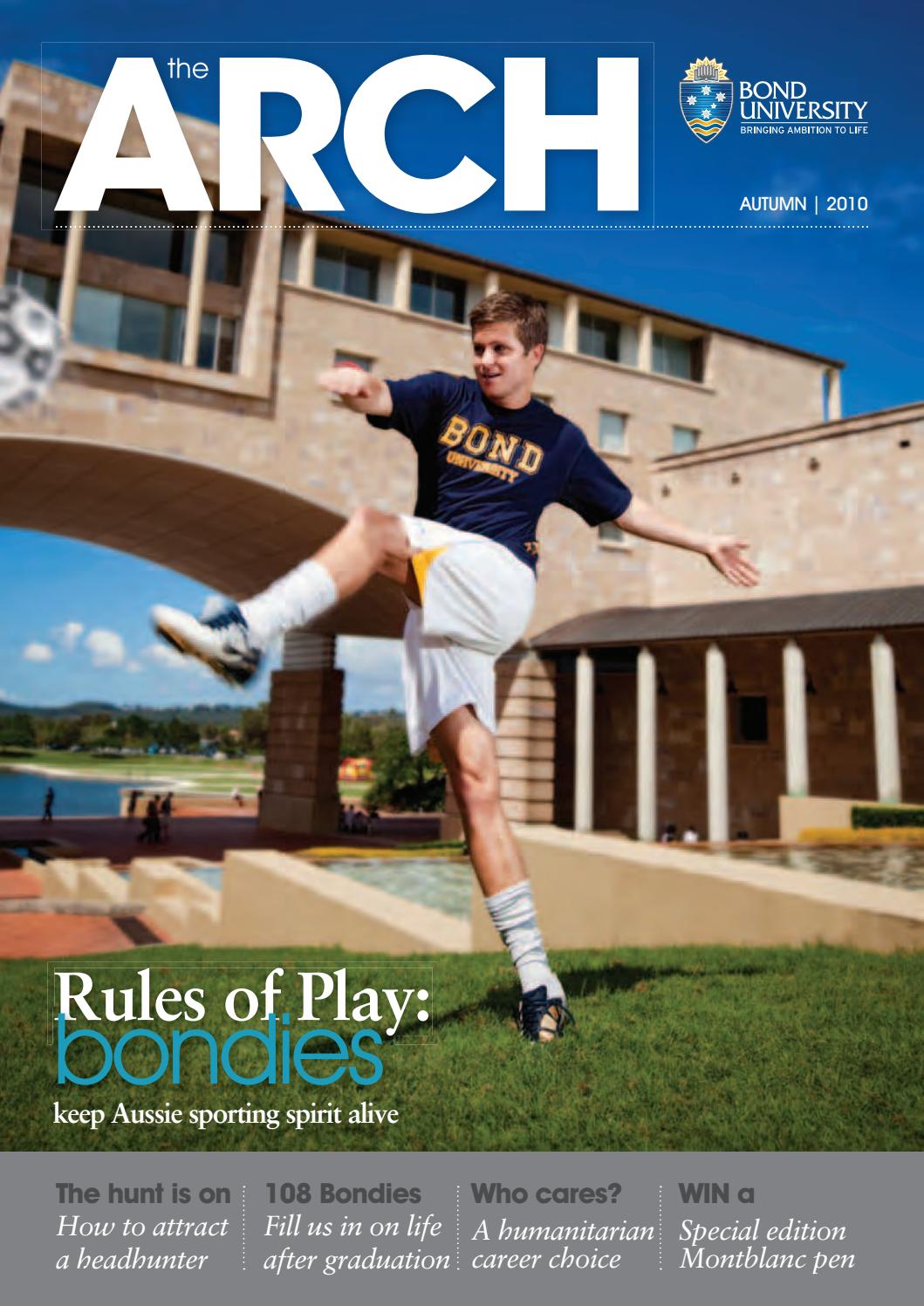 The ARCH Magazine | Issue 3 | 2010 Autumn by Bond University - Issuu