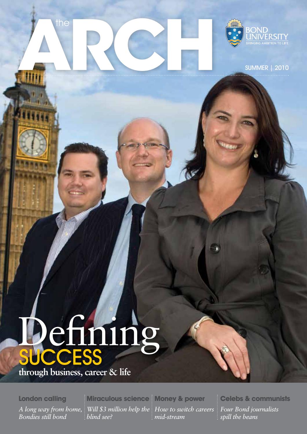 The ARCH Magazine | Issue 4 | 2010 Summer by Bond University - Issuu