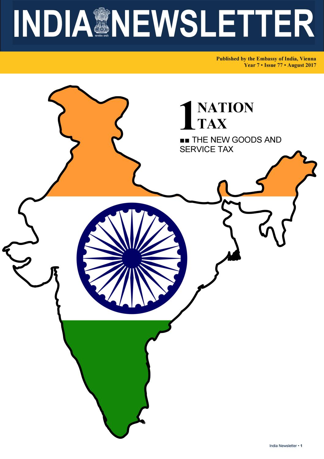 India newsletter 08 2017 by Indian Embassy Vienna - Issuu
