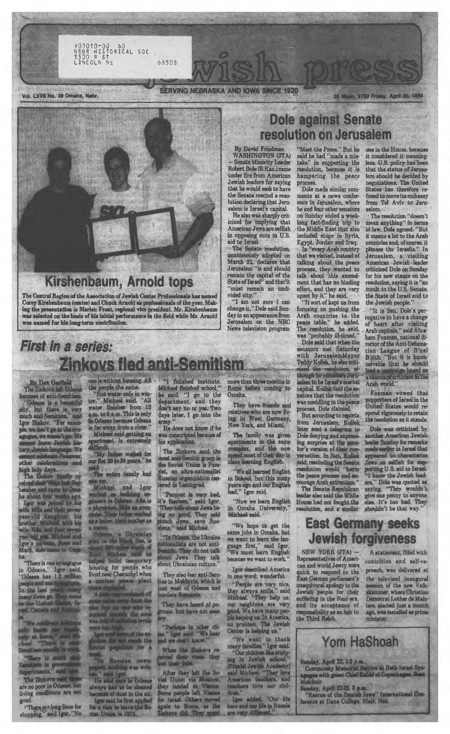 April 20, 1990 by Jewish Press - Issuu