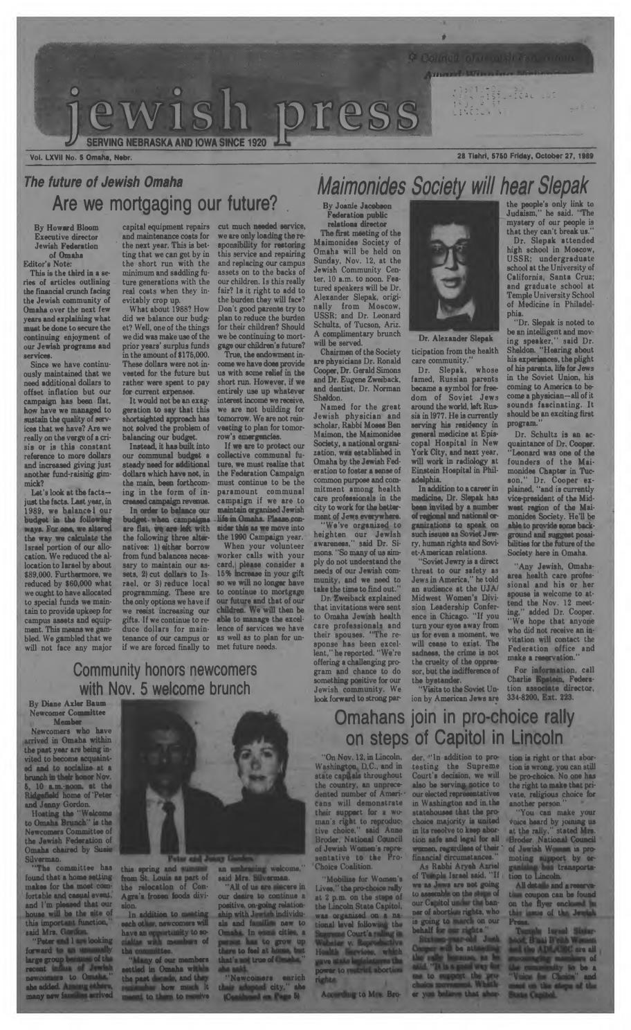 October 27, 1989 by Jewish Press - Issuu