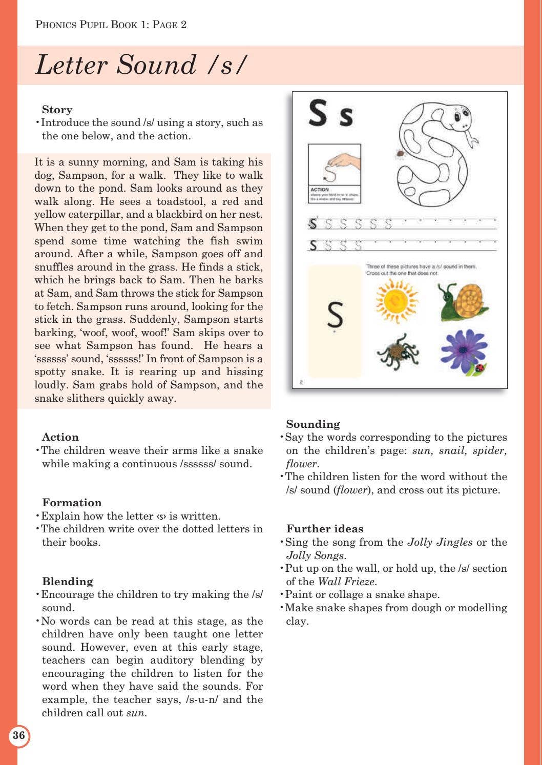 Jolly Phonics Teachers Book 3 Colour UK Print by Jolly Learning Ltd - Issuu