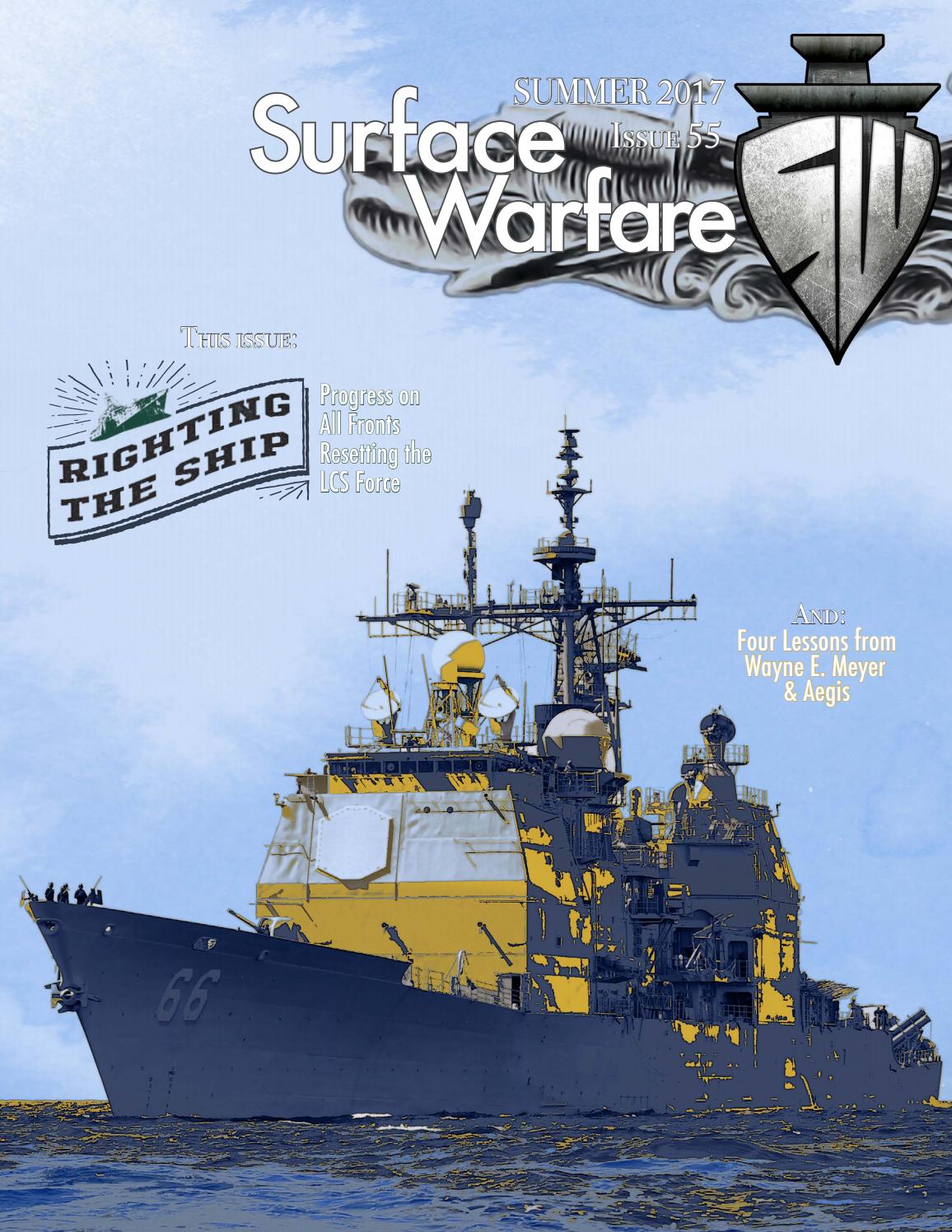 Surface Warfare Magazine - Summer 2017 by Surface Warfare Magazine - Issuu