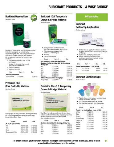 Burkhart Private Label Catalog Volume 2 by Burkhart Dental Supply - Issuu