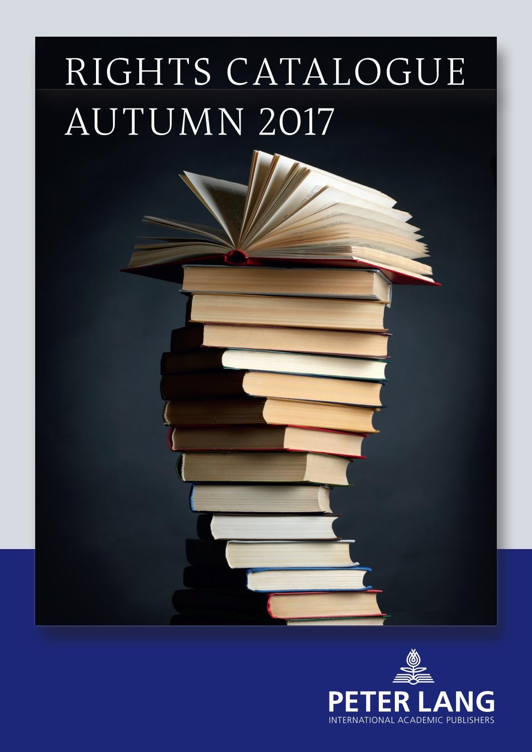 Rights Catalogue Autumn 2017 by Peter Lang Publishing Group - Issuu