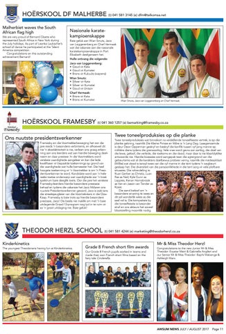 Port Elizabeth(July 2017) Primary - High Schools by AWSUM News - Issuu