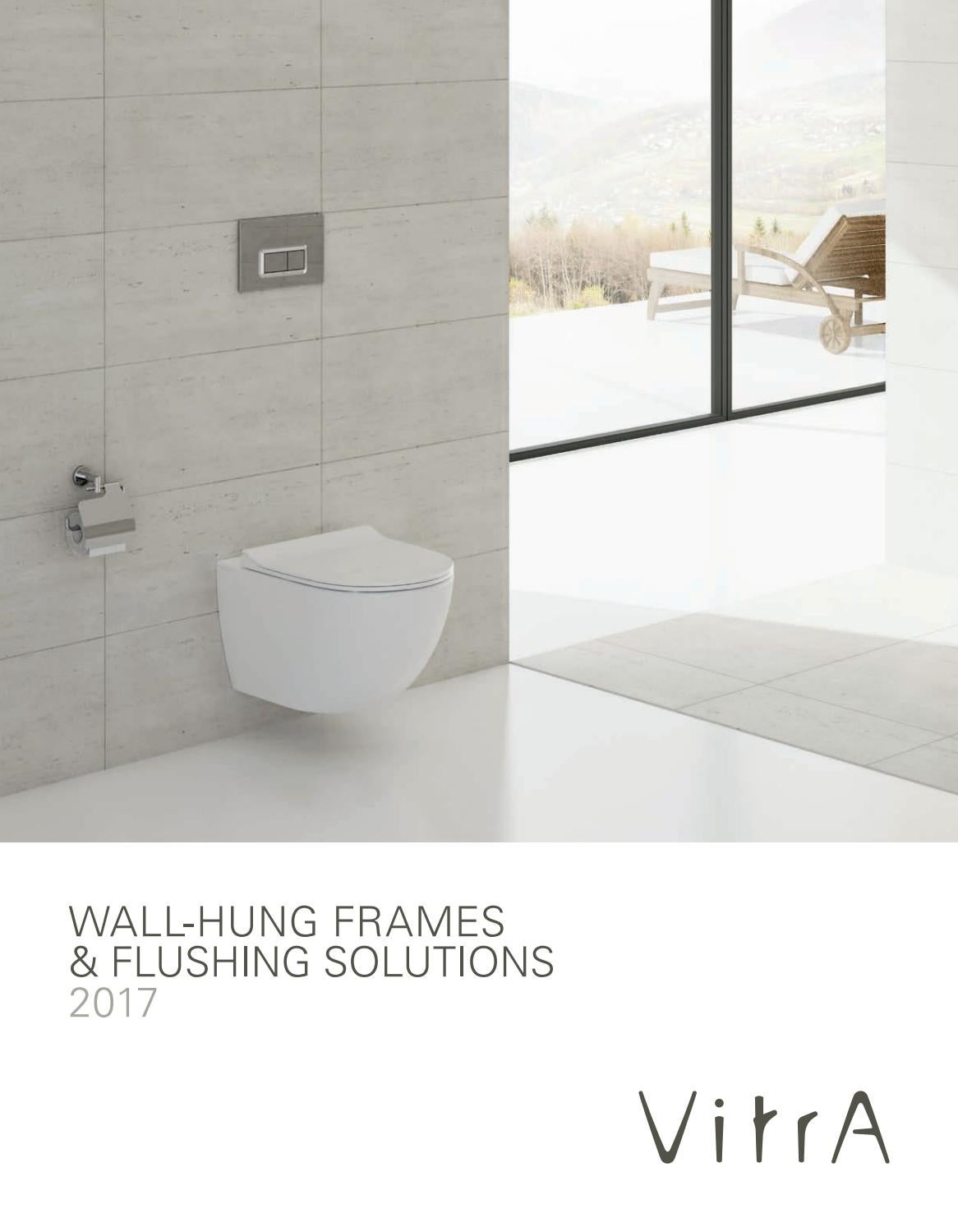 Vitra wall hung frames and flushing solutions brochure 2017 by ...