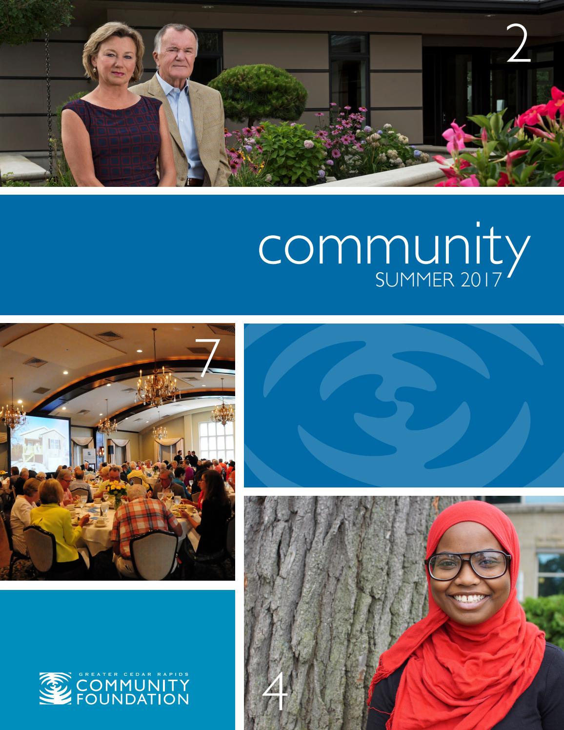 2017 Summer Community Newsletter by Greater Cedar Rapids Community ...