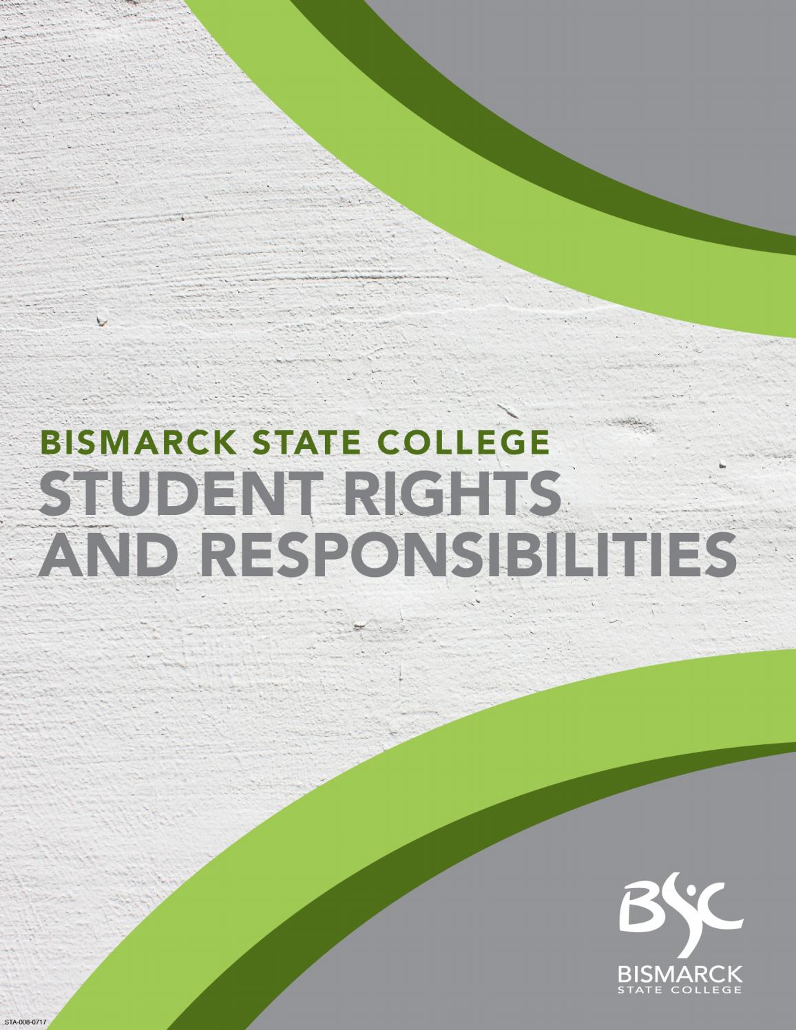 BSC Student Rights and Responsibilities by Bismarck State College - Issuu