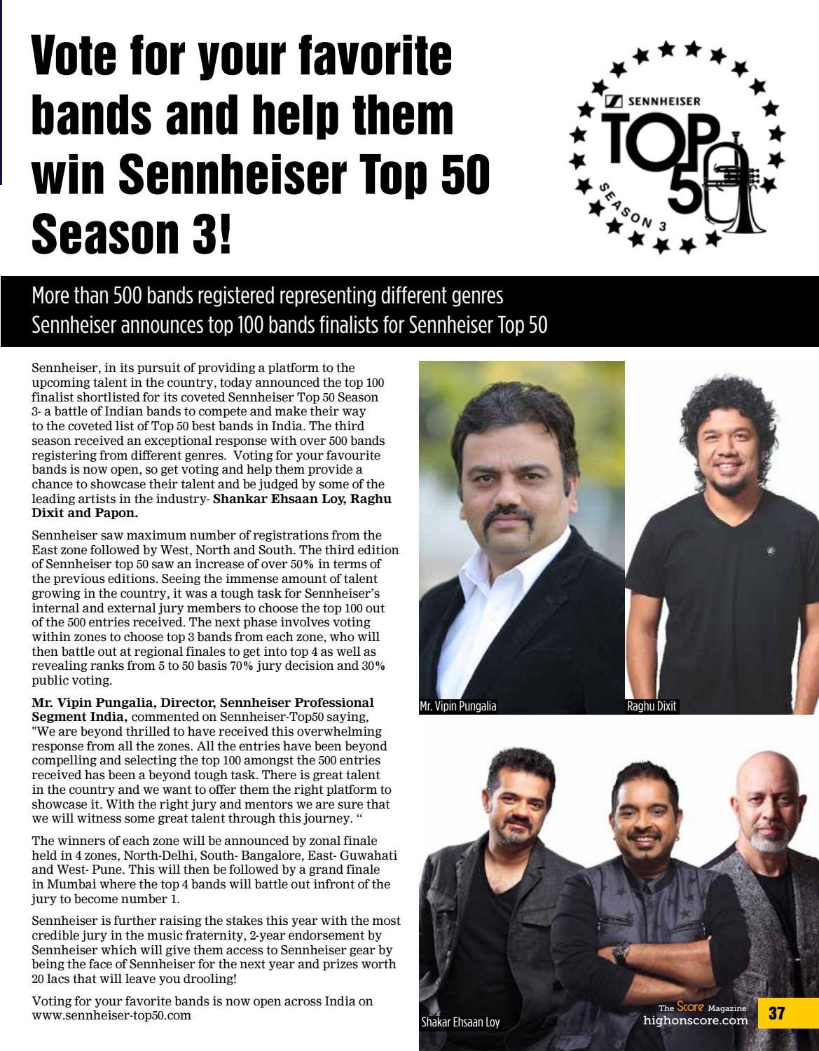 The Score Magazine August 2017 issue! by The Score Magazine - Issuu