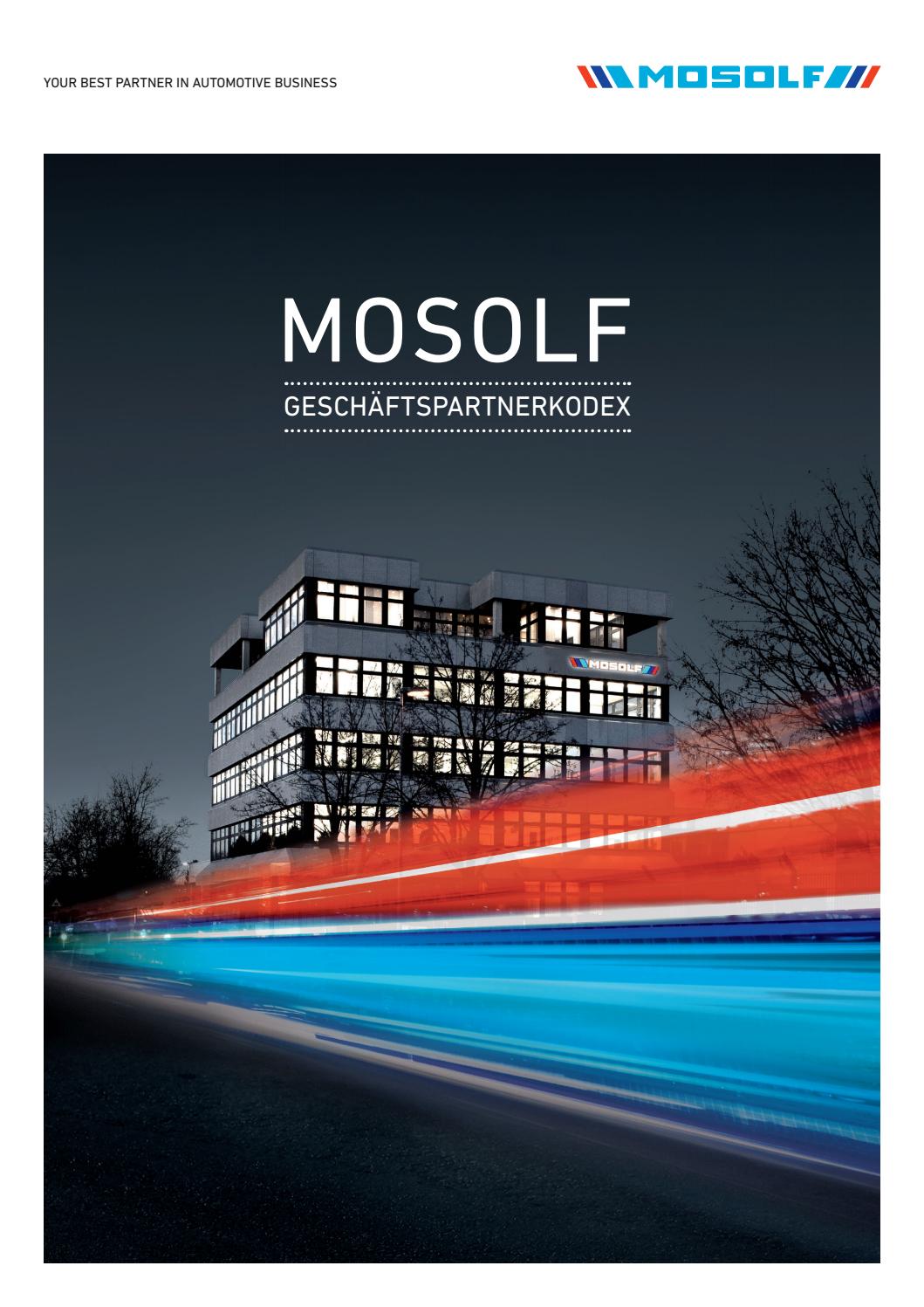 Mosolf Geschäftspartnerkodex DE by fmk. & FACT - Issuu