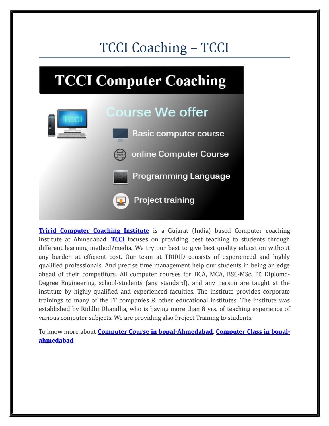 Tcci coaching tcci by Rosario Riley - Issuu