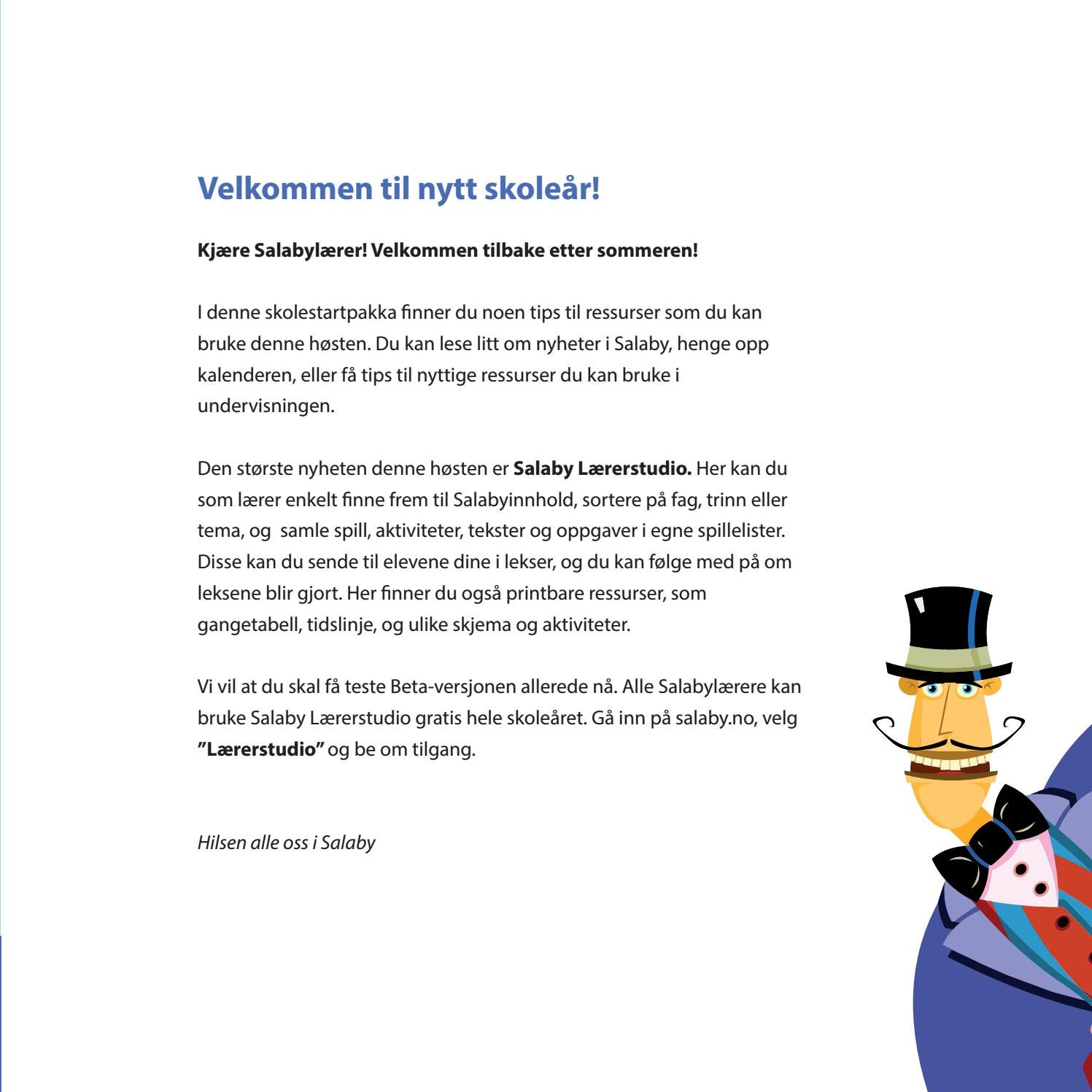 Skolestart i Salaby by Gyldendal Norsk Forlag - Issuu