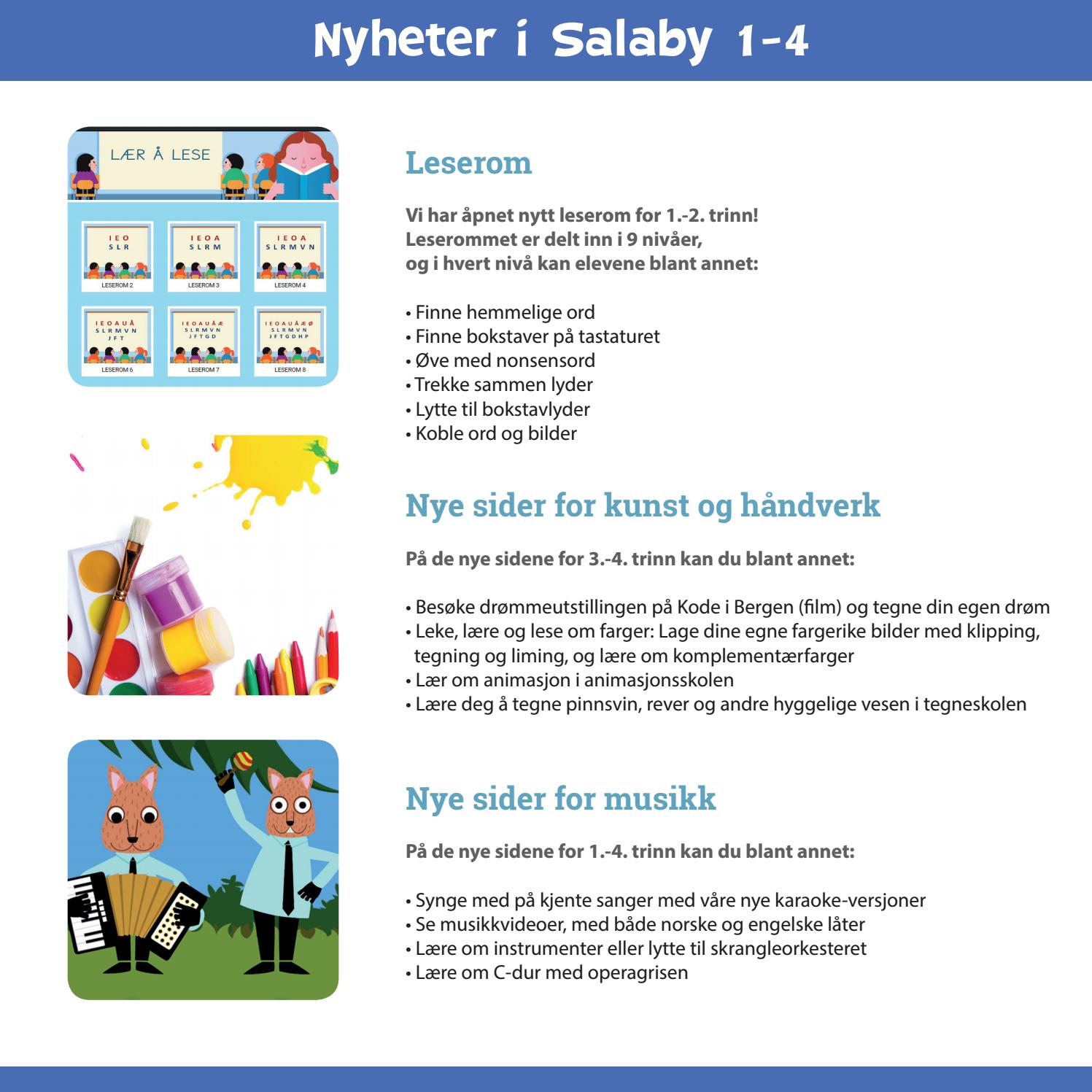 Skolestart i Salaby by Gyldendal Norsk Forlag - Issuu